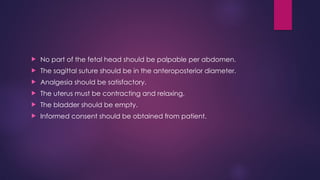 OBSTETRICS OPERATIONS presentation shows operative procedure | PPTX