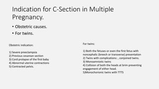 Multiple Pregnancy-Obstetrics presentation. | PPT