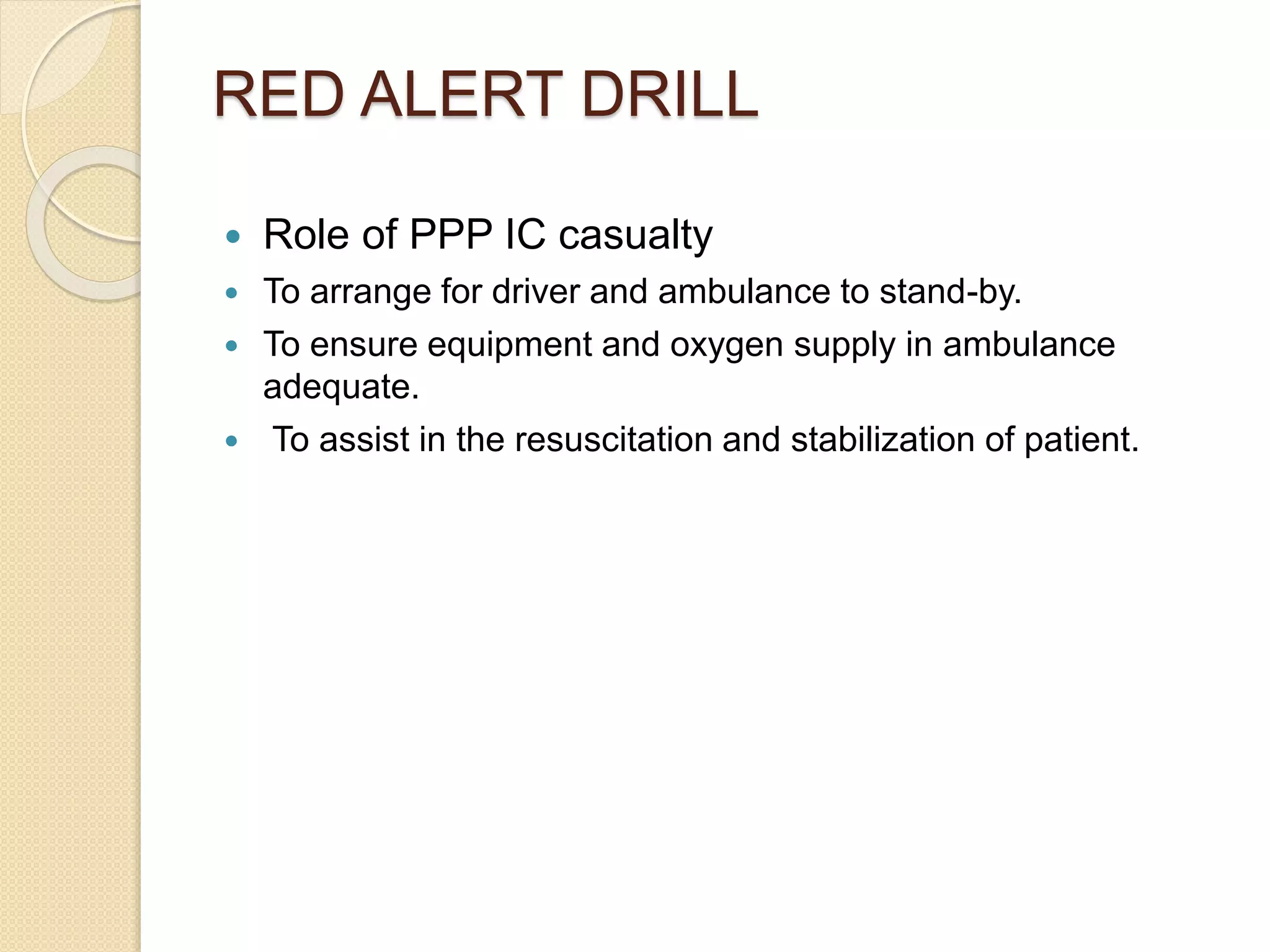 Obstetrics red alert drill | PPTX