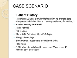 Obstetrics red alert drill | PPTX