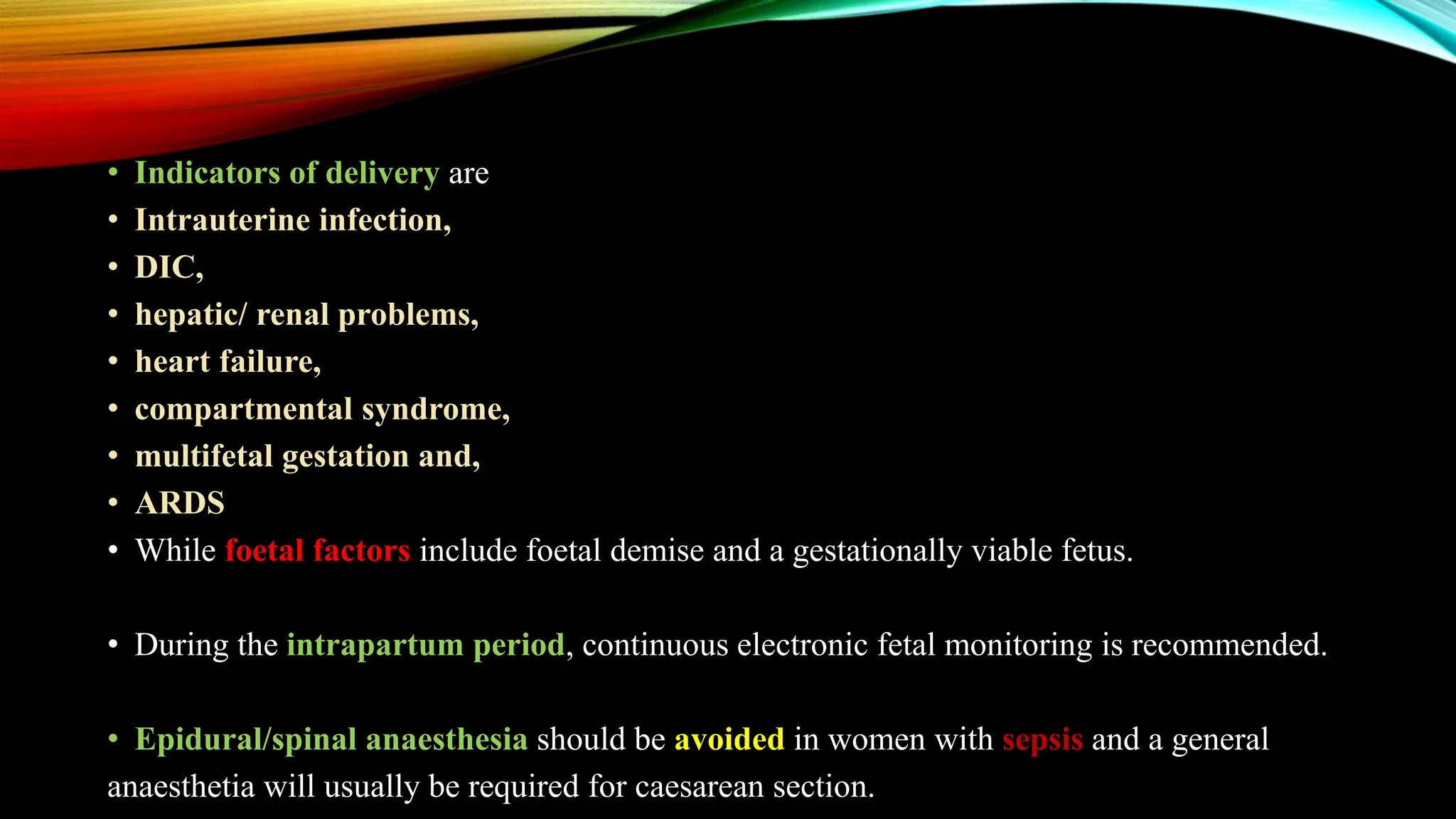 OBSTETRICS SEPSIS - BUNDLE APPROACH.pptx