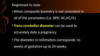 Obstetrics ultrasound for postgrad 1 | PPTX