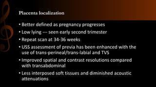 Obstetrics ultrasound for postgrad 1 | PPTX