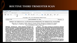 Obstetrics ultrasound for postgrad 1 | PPTX