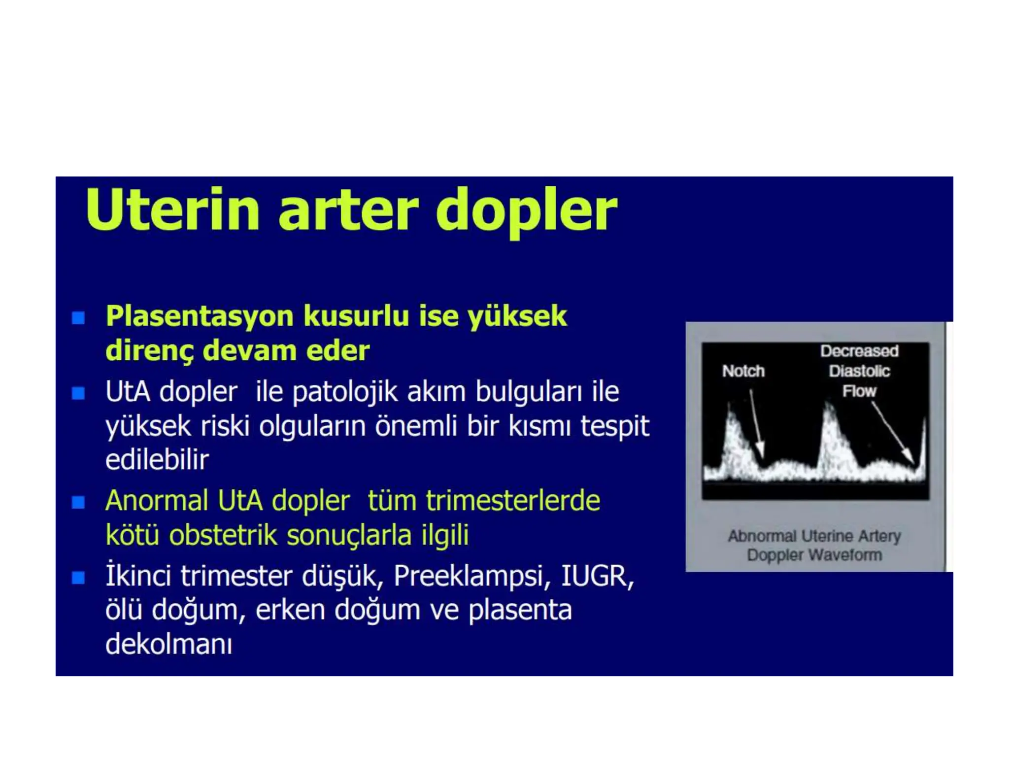 OBSTETRİK DOPPLER ULTRASONOGRAFİ.DR BAHRİ YILDIZ | PPTX