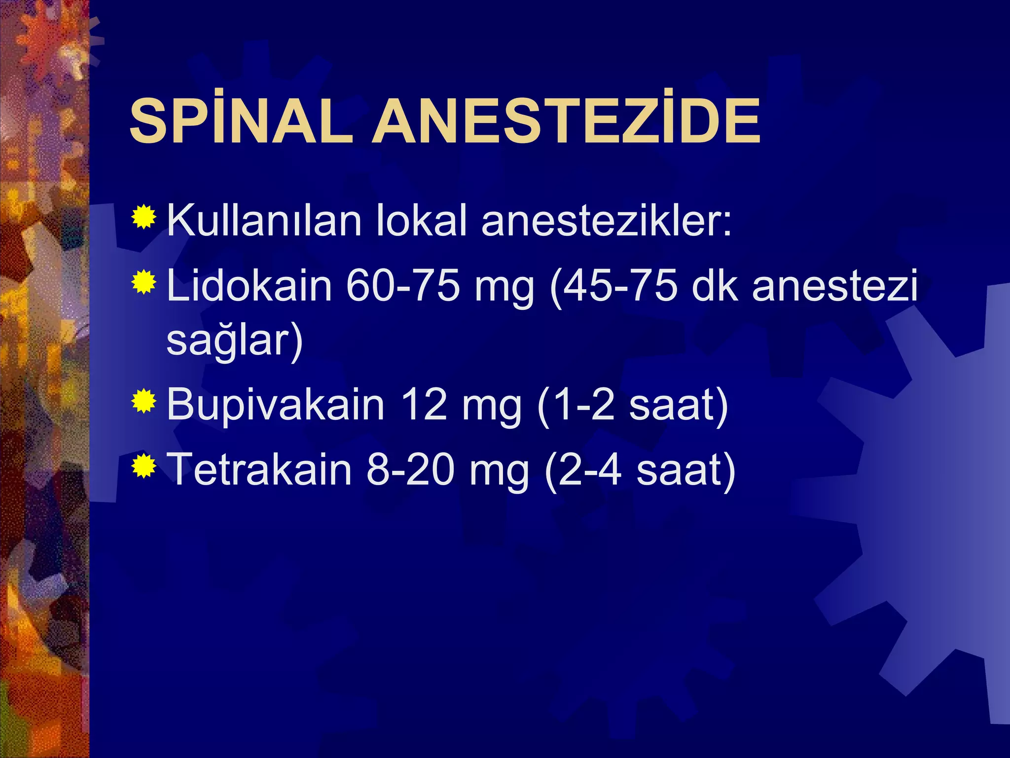 Obstetrikte Anestezi ve Analjezi - www.jinekolojivegebelik.com