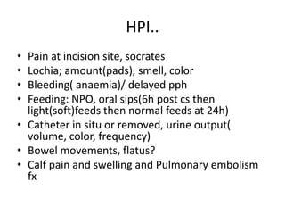 OBSTRETICS AND GYNAECOLOGY HISTORY AND PHYSICAL EXAM.pptx