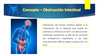Obstrucción intestinal | PDF