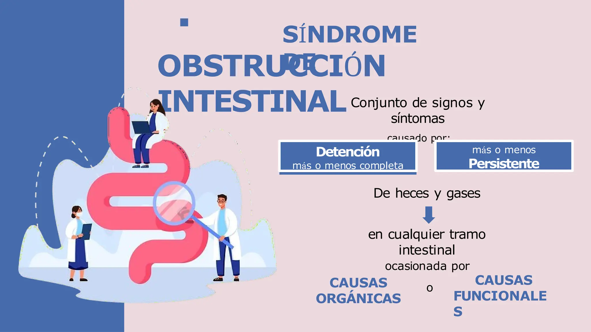 Obstrucción intestinal baja cirugia general | PPTX