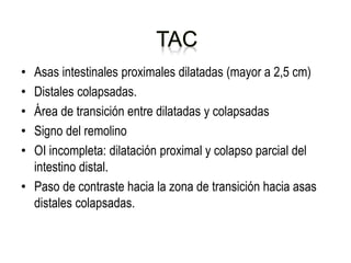 Obstrucción intestinal cirugia | PPT