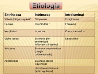 Obstruccion intestinal (1) | PPT