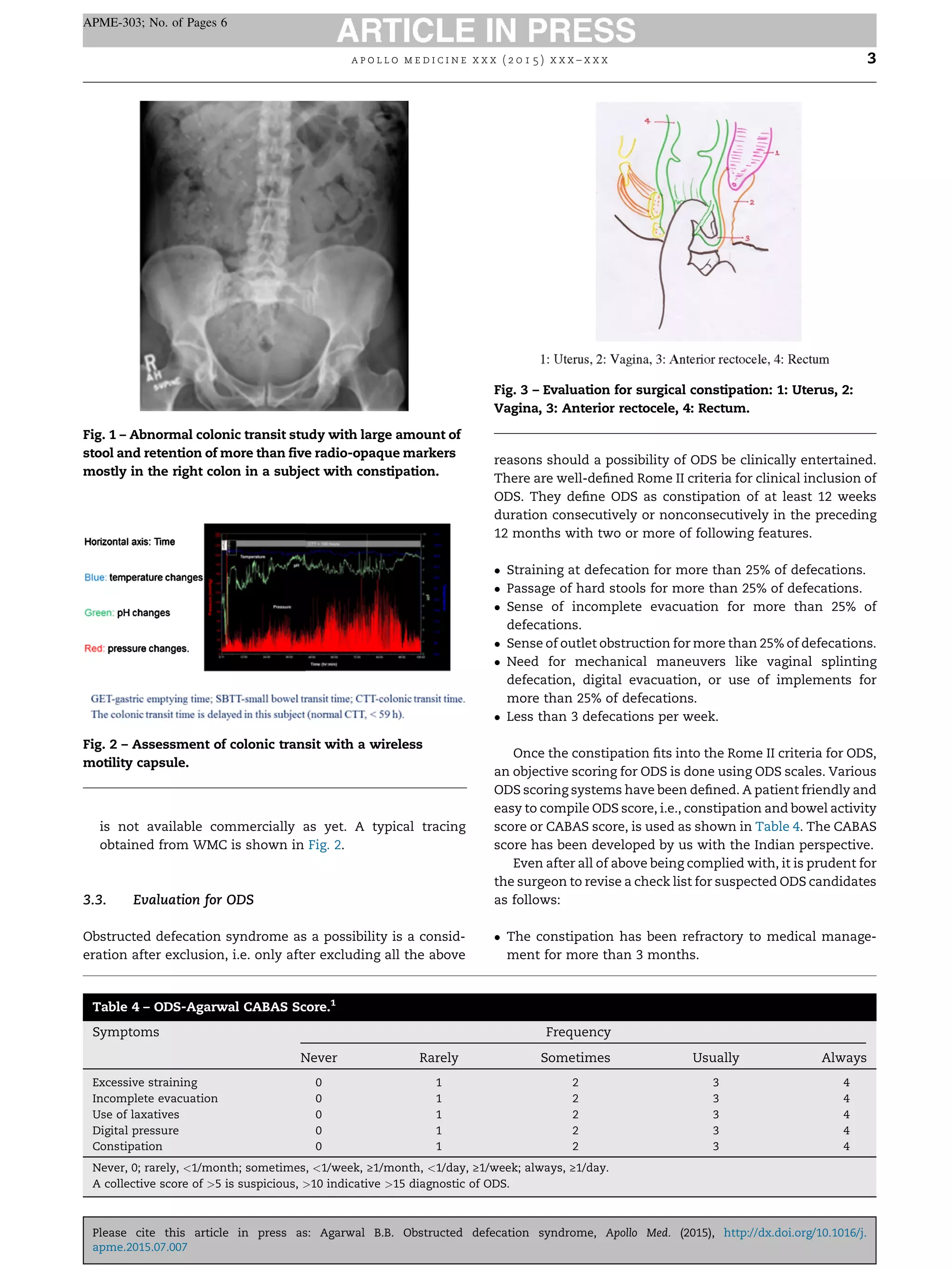 Obstructed defecation syndrome | PDF