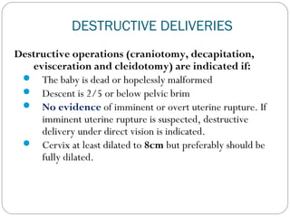 Obstructed labor | PPT