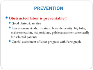 Obstructed labor | PPT