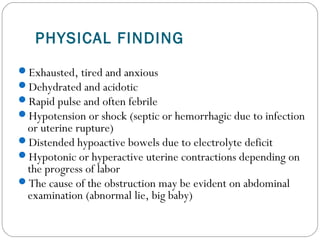 Obstructed labor | PPT