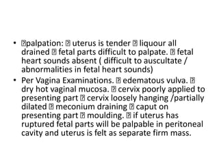 Obstructed labor | PPTX