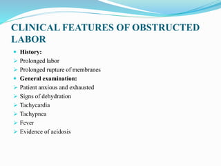 Obstructed labor | PPTX