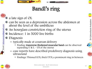 Obstructed labor march 2019 | PDF