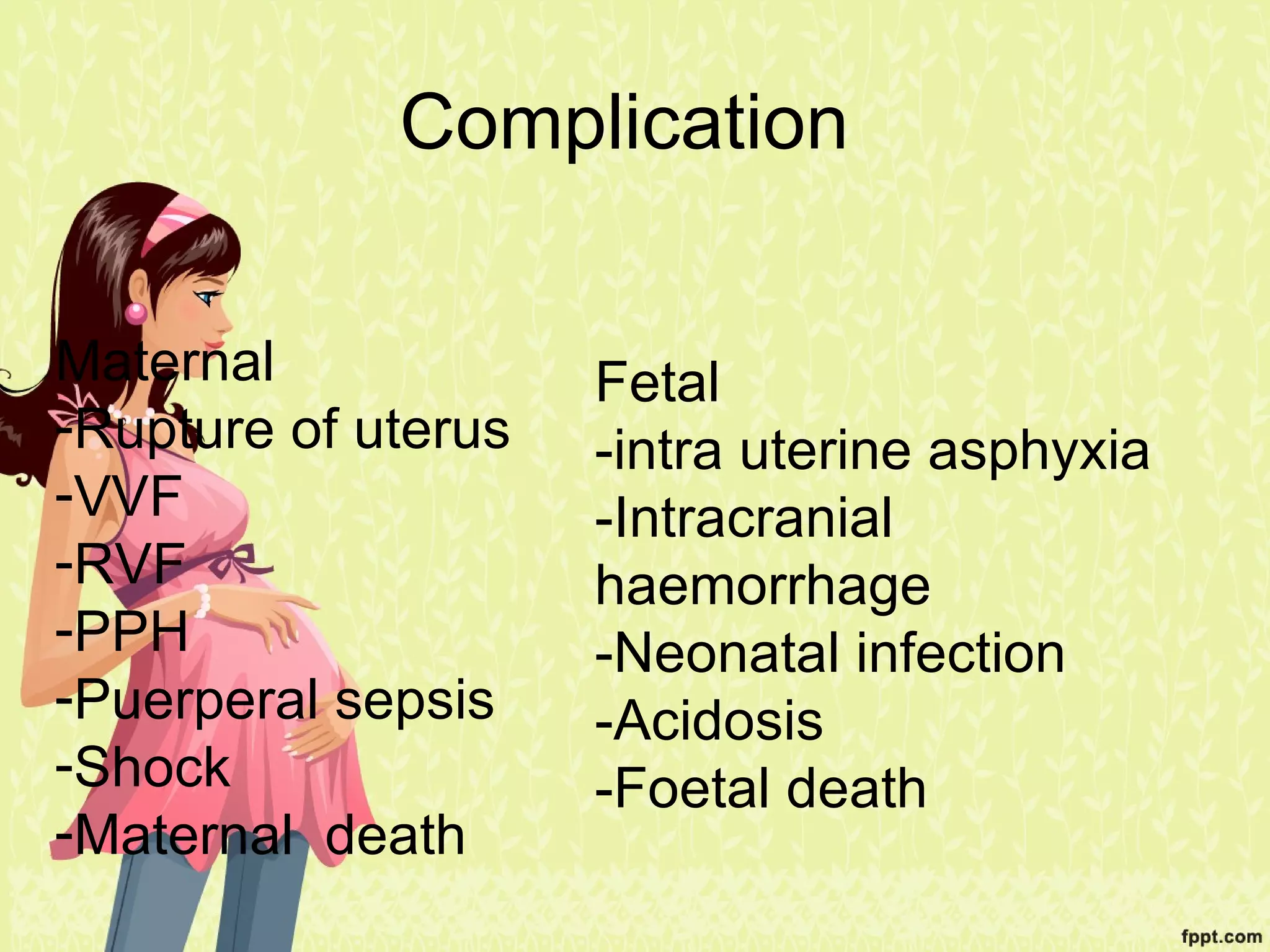 Obstructed labour | PPT