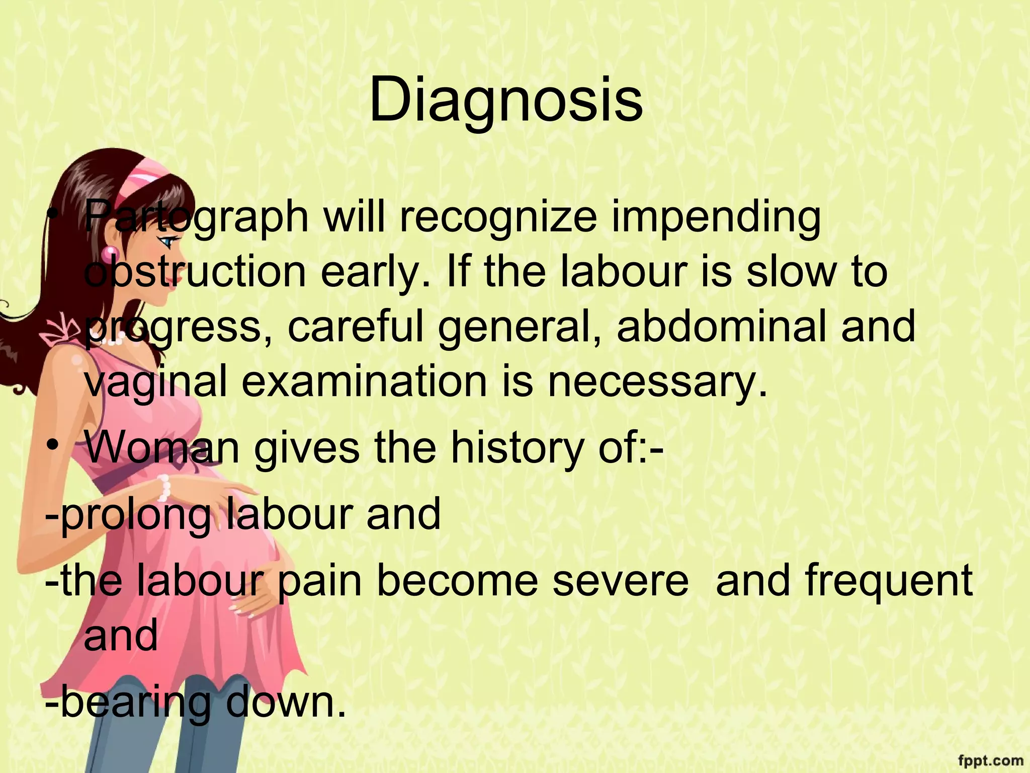 Obstructed labour | PPT