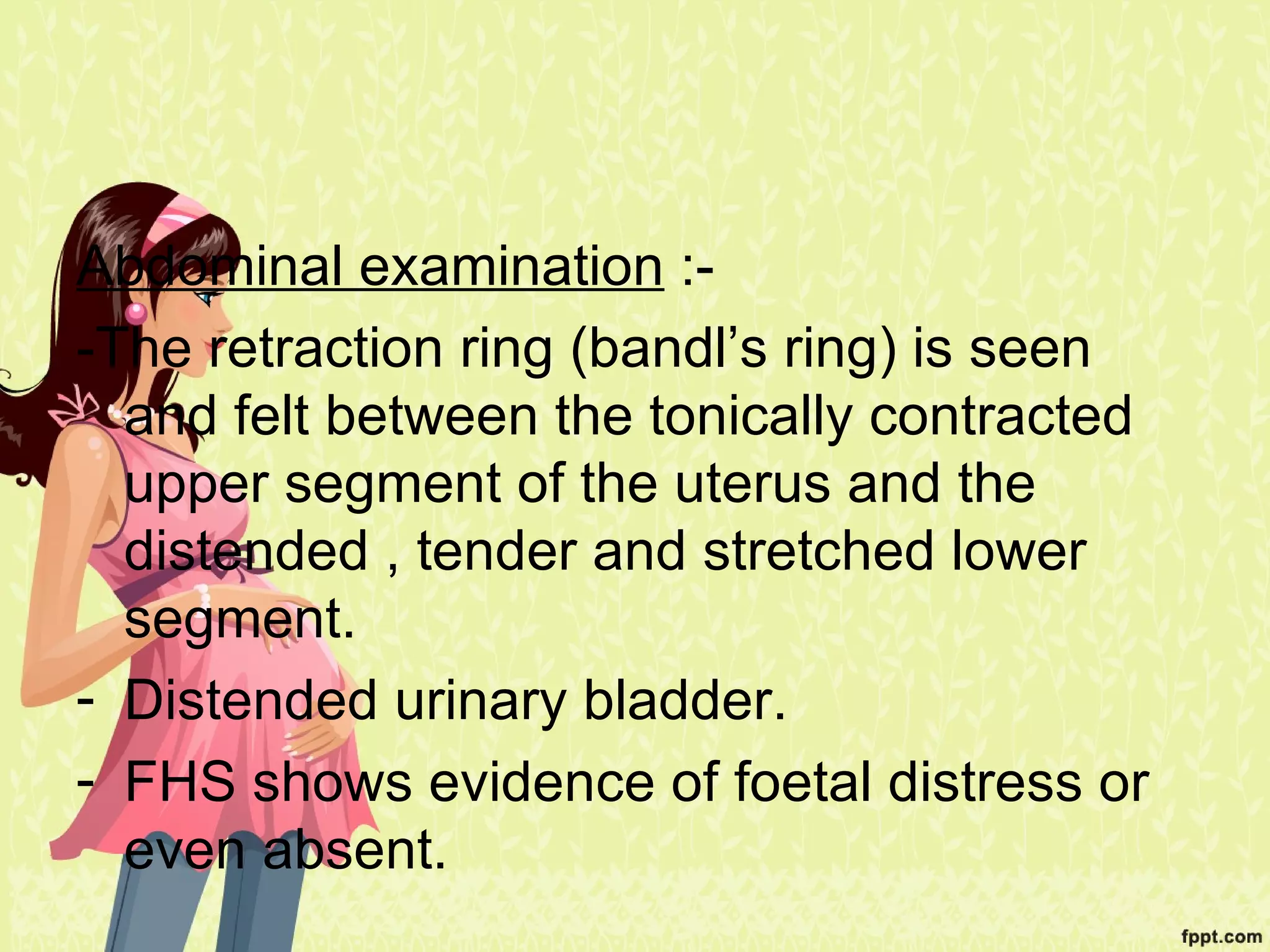 Obstructed labour | PPT