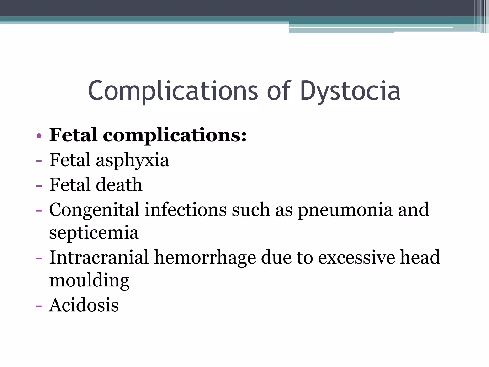 Obstructed labour | PPTX