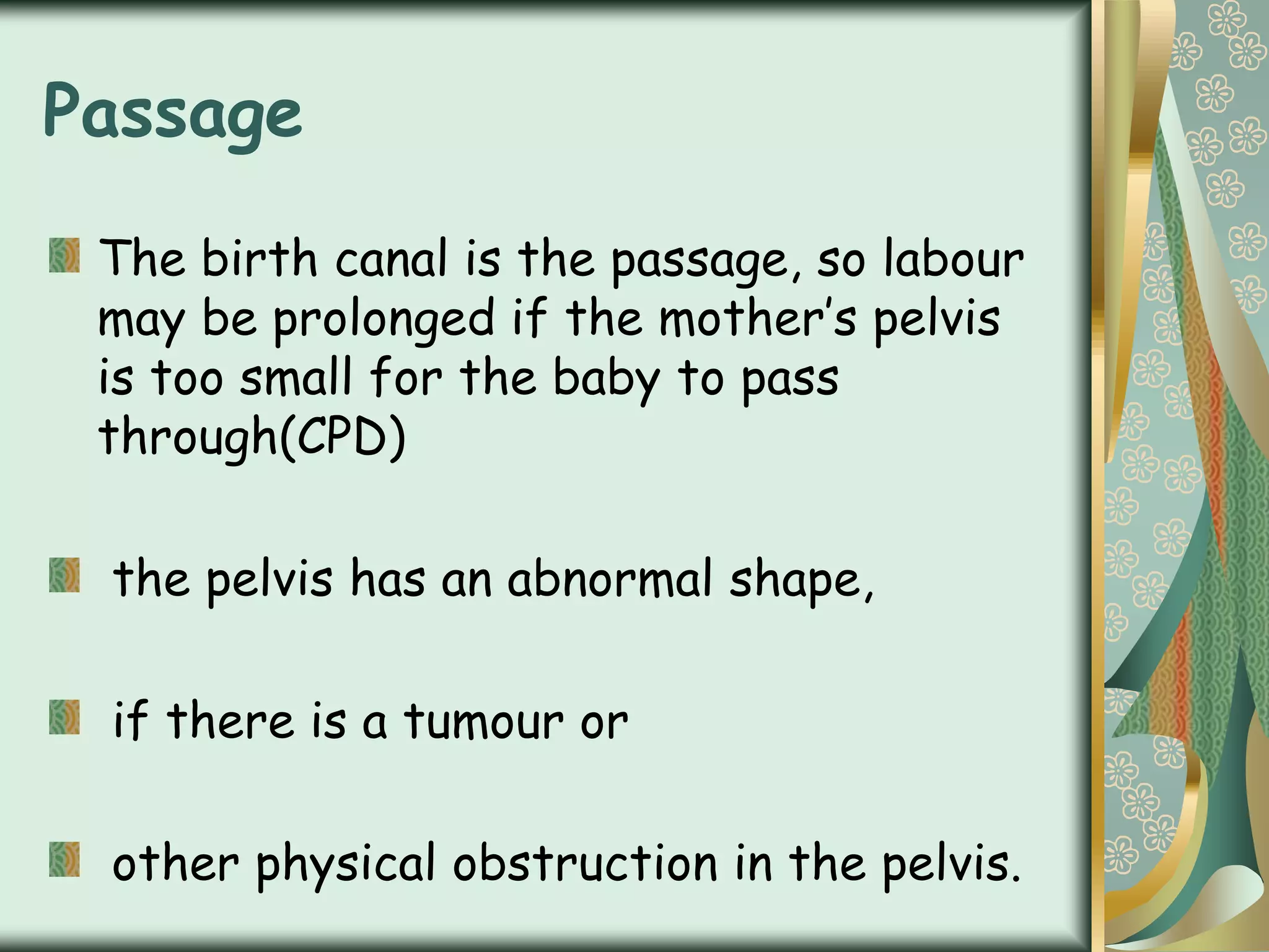 Obstructed labor | PPTX