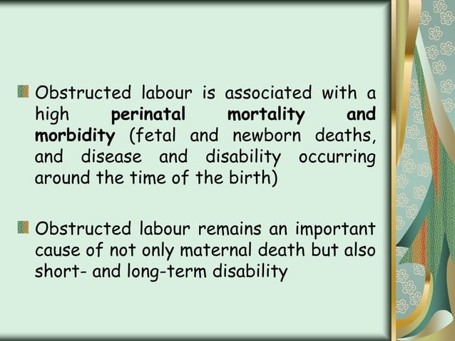 Obstructed labor | PPTX