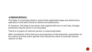 obstructed labour in obstetric practice.pptx