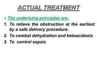 Obstructed Labor and Management in Obstetrics | PPTX