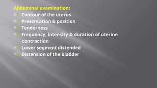 Obstructed labour - main managementlines.ppt