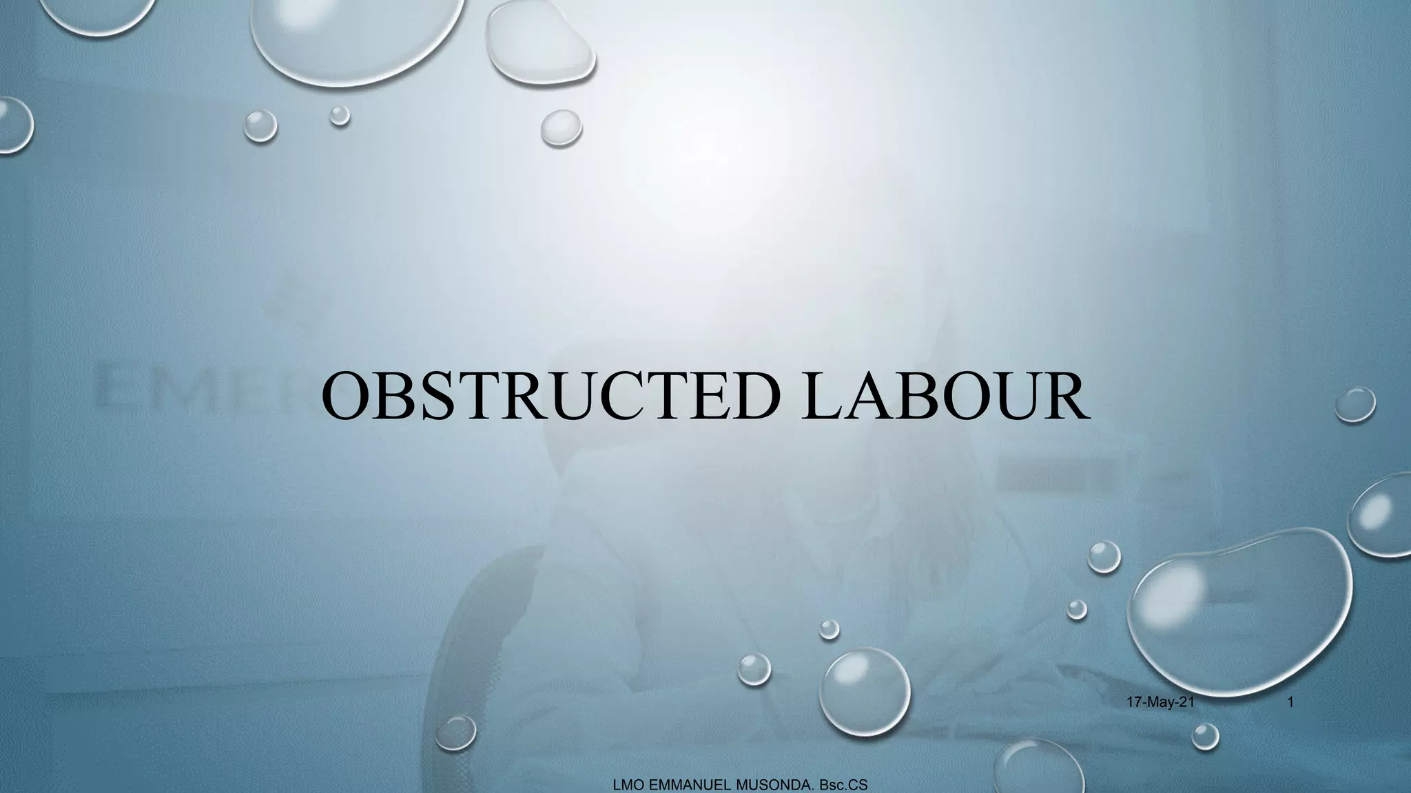 OBSTRUCTED LABOUR -EBM.pdf
