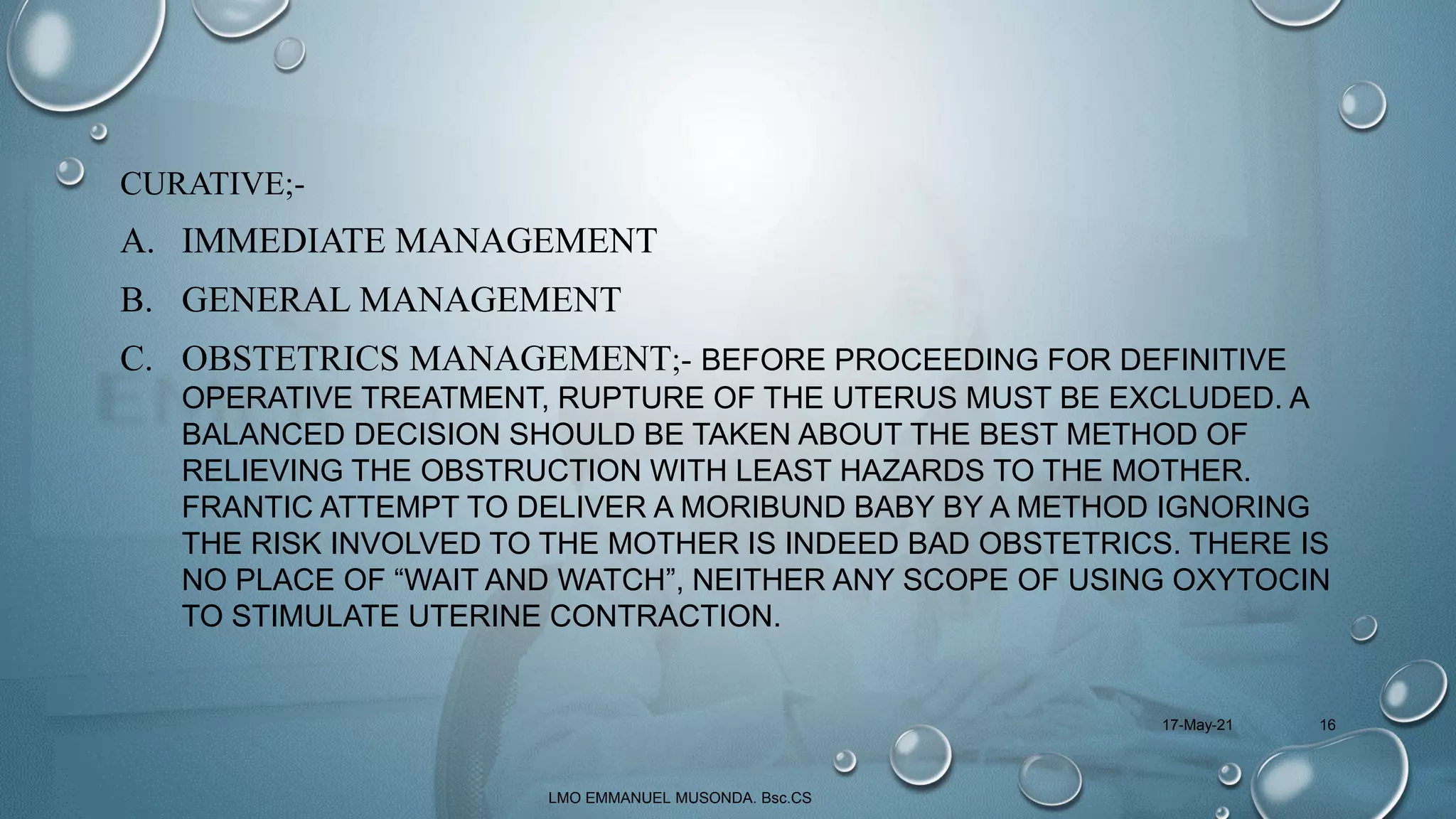 OBSTRUCTED LABOUR -EBM.pdf