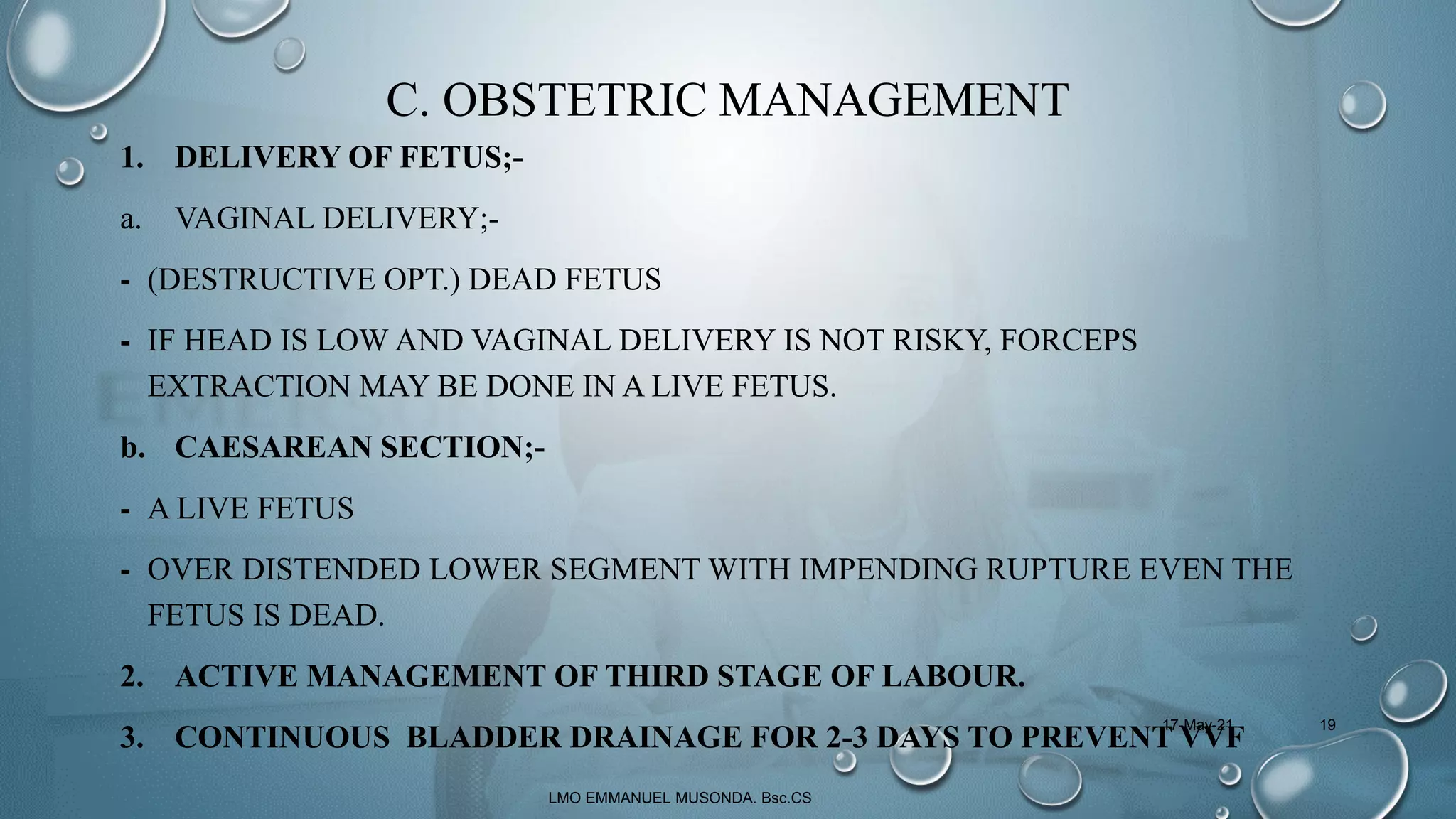 OBSTRUCTED LABOUR -EBM.pdf