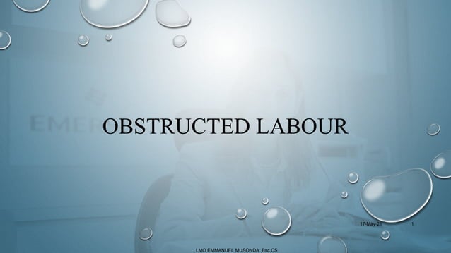 OBSTRUCTED LABOUR -EBM.pdf