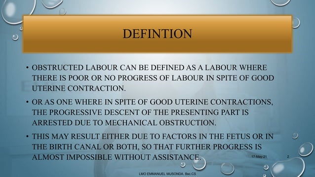 OBSTRUCTED LABOUR -EBM.pdf