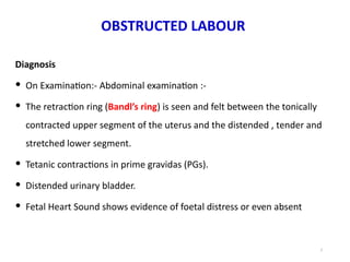 OBSTRUCTED Labour islamic University YR 3.pptx
