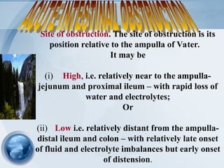 Intestinal obstruction management final.ppt