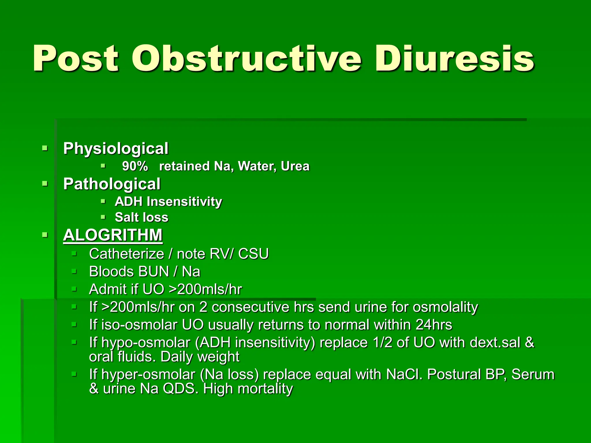 OBSTRUCTIVE-UROPATHY.powerpoint ppt11111 | PPT