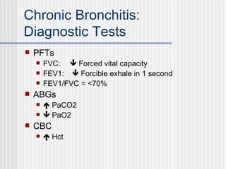 Obstructive And Inflammatory Lung Disease | PPT