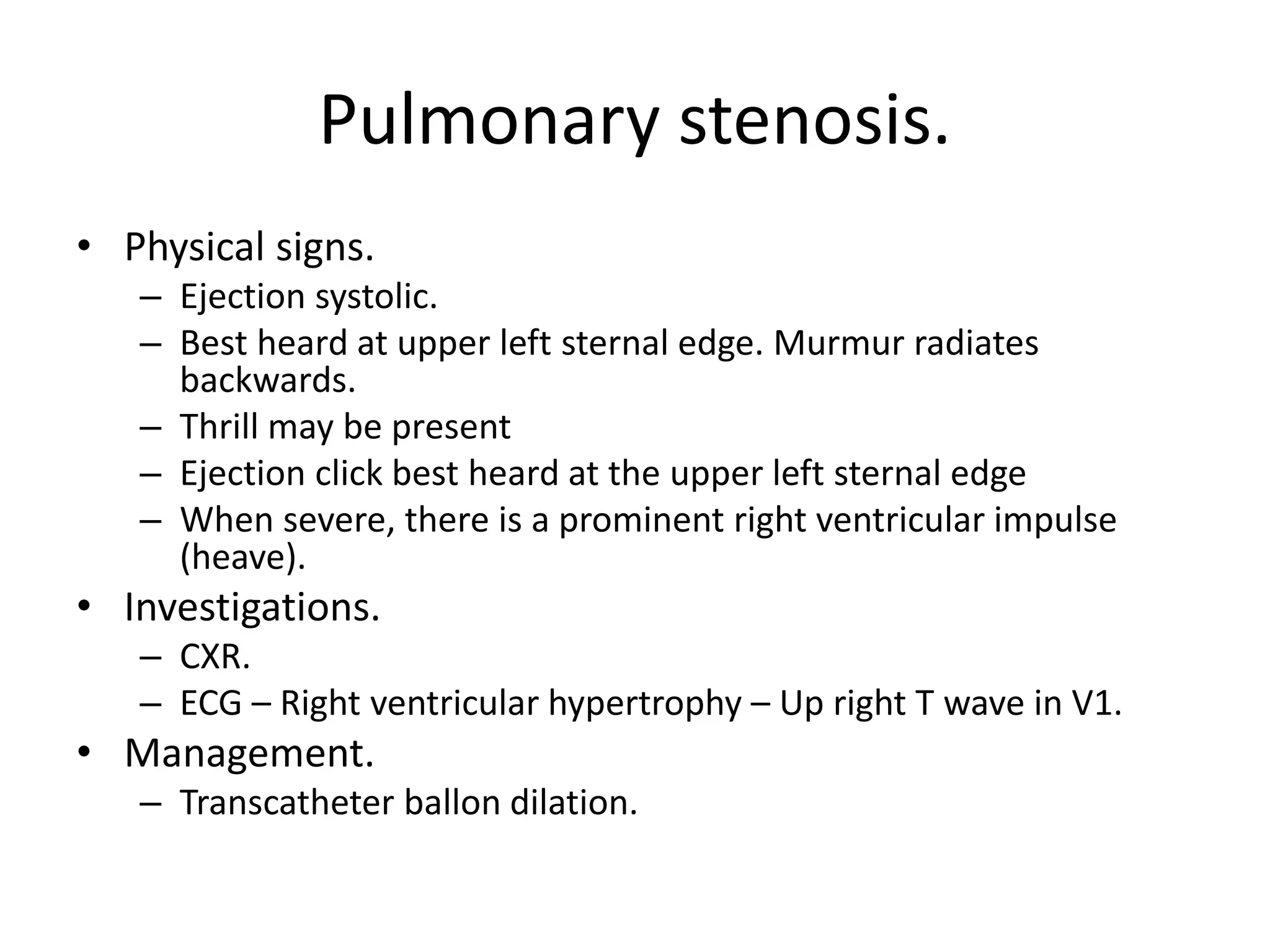 Obstructive defects | CHD | PPTX