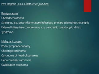 Imaging of Obstructive jaundice | PPTX