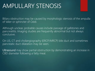 Imaging of Obstructive jaundice | PPTX