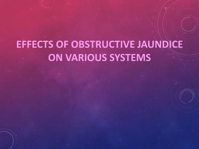 Obstructive jaundice | PPT