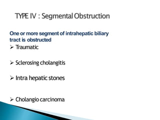 Obstructive Jaundice- General Surgery notes | PPTX