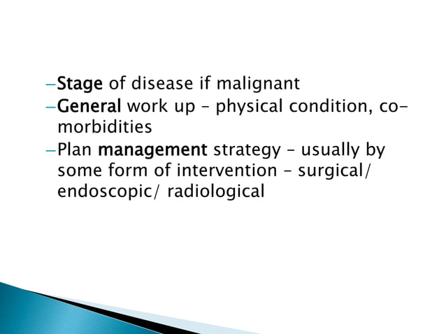 Obstructive Jaundice- General Surgery notes | PPT