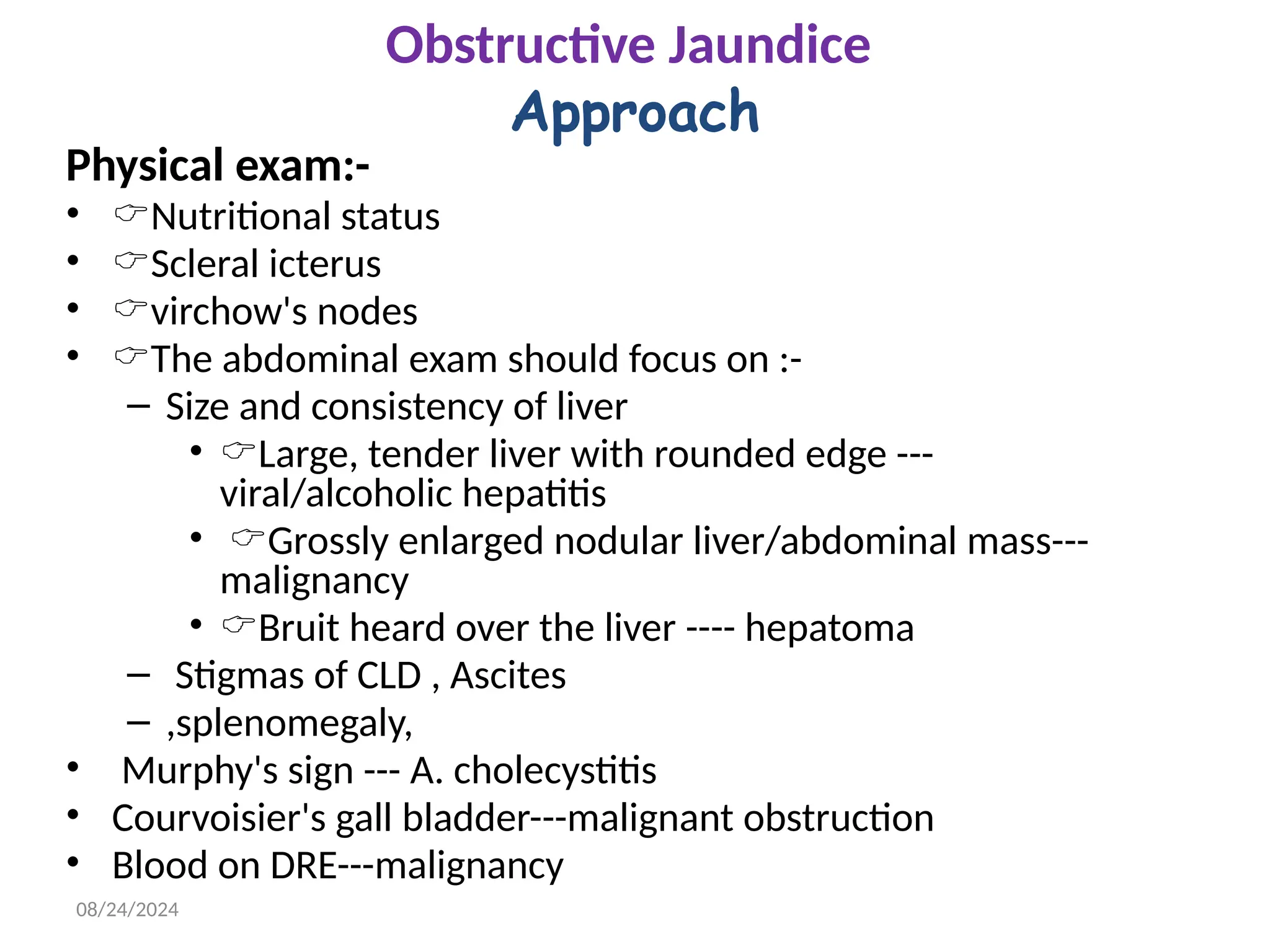 Causes of obstructive jaundice in surgical patients | PPT
