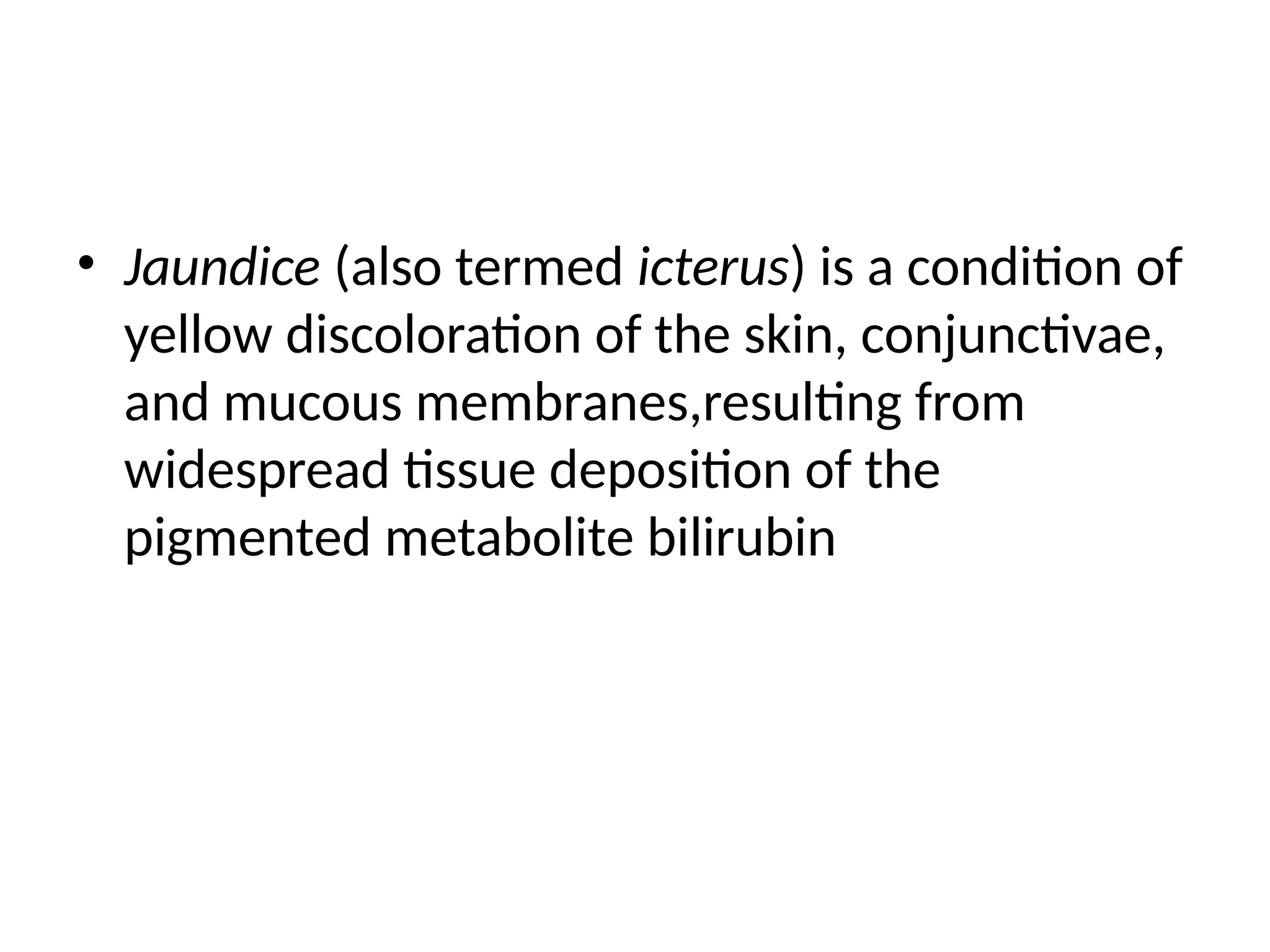 Causes of obstructive jaundice in surgical patients | PPTX