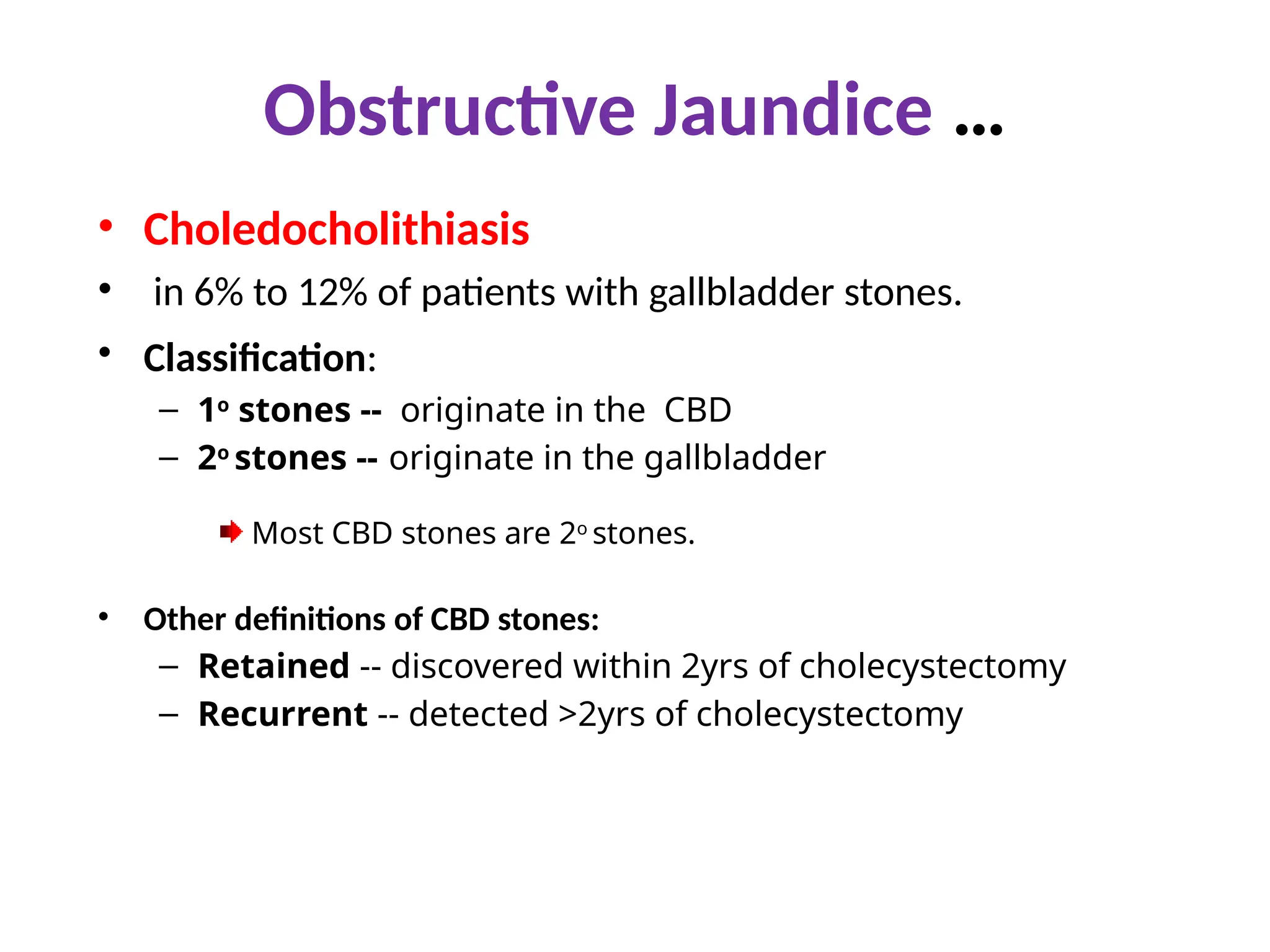 Causes of obstructive jaundice in surgical patients | PPT