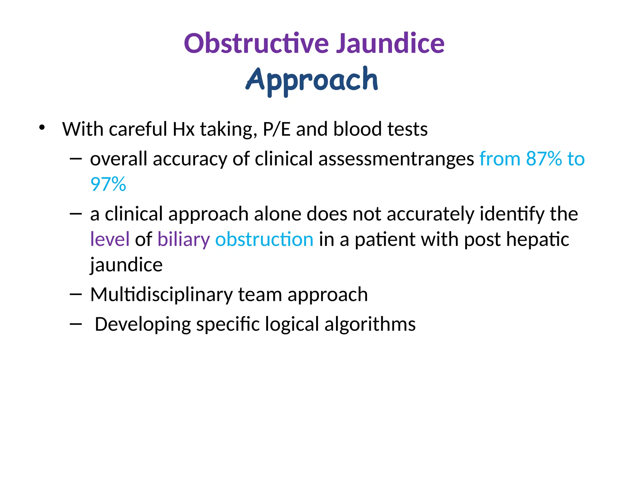 Causes of obstructive jaundice in surgical patients | PPT